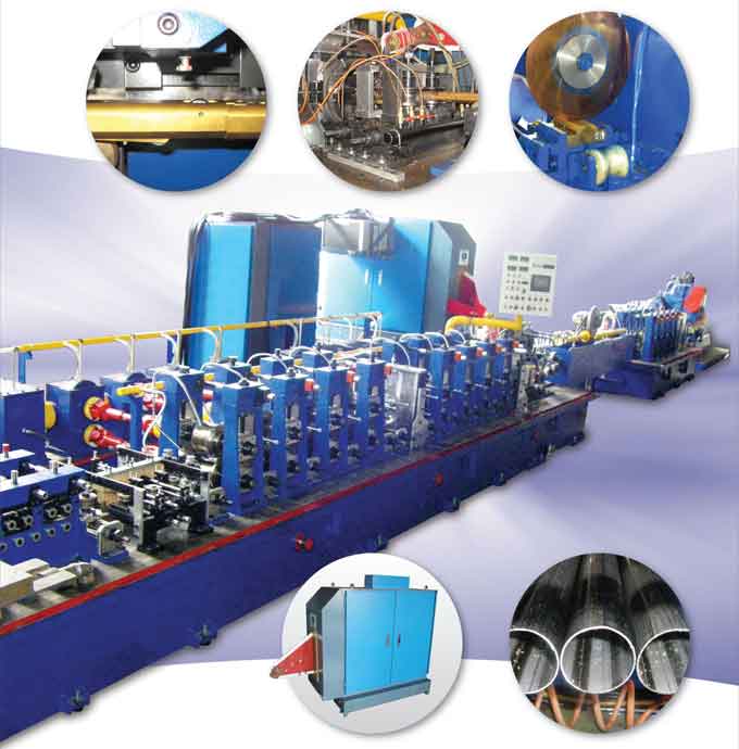 HIGH FREQUENCY STAINLESS STEEL TUBE/PIPE MILL - HF Tube Mill for ...