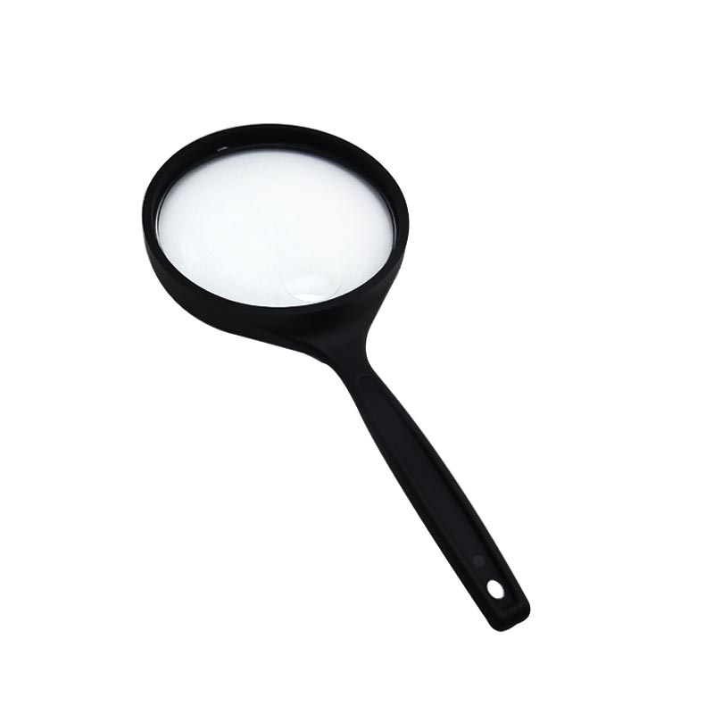 Lupa de mano redonda con marco de plástico 3X de 4 ", bifocal 5X ...