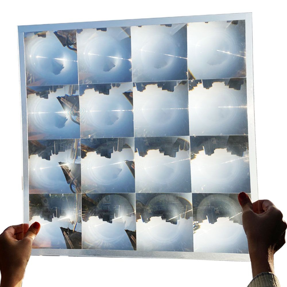 Fresnel Solar Concentrator Optical Acrylic Lens With 4 Array For Green ...