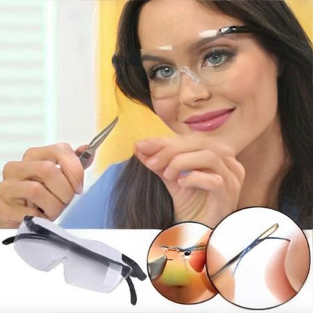 Big Vision Magnifier Reading Glasses 1.6X Bigger and Clearer ...