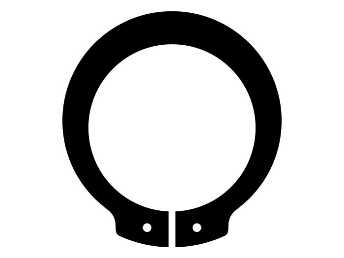 Inch Heavy Duty Retaining Rings for Shaft ASME/ANSI B18.27.2 - C Type ...