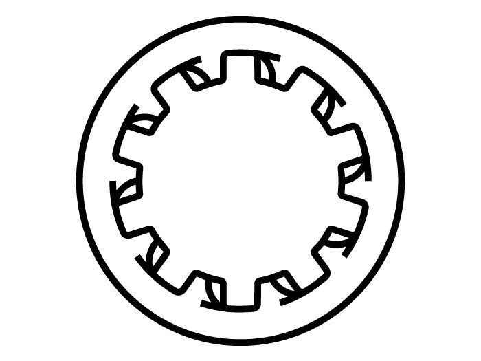 JIS Metric Toothed Lock Internal Washers B1251 (B1255) - JIS Metric ...