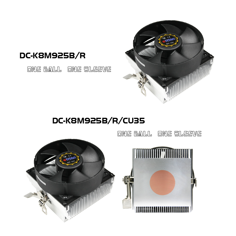 AMD- CPU Air Cooler with 92mm Cooling Fan with Square Frames and ...