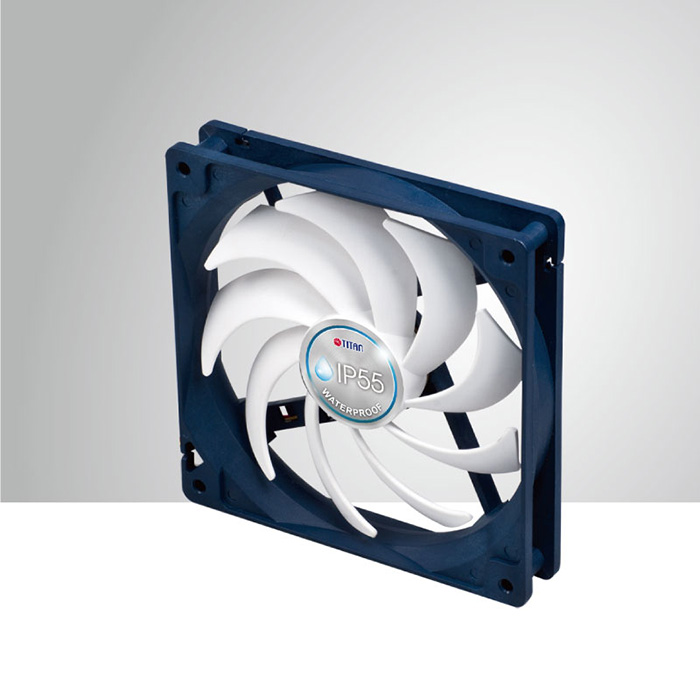 12V DC IP55 Waterproof / Dustproof Case Cooling Fan / 140mm ...