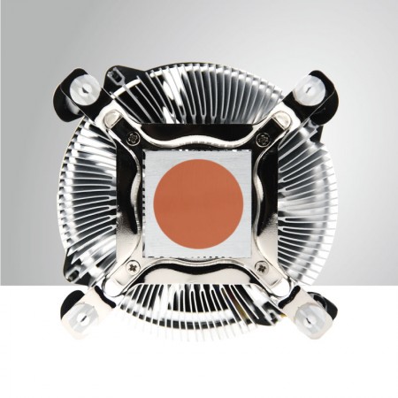 Intel LGA 1155/1156/1200 CPU Air Cooler with Aluminum Cooling Fins ...