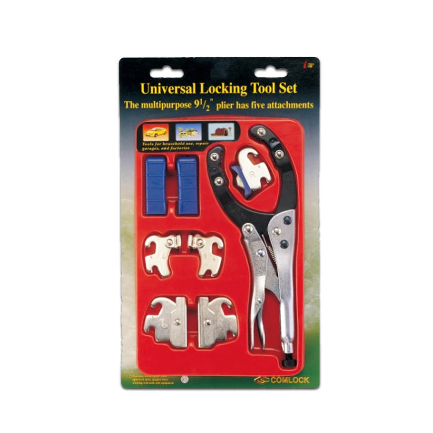 Universal Multipurpose Locking Tool Set with Four Attachments ...