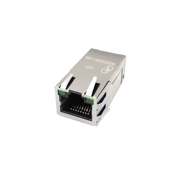 Single Port 10/100/1000 Base-T RJ45 with Magnetics(56F) | Electronic ...
