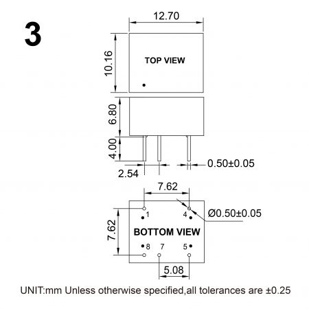 High Efficient 1W 1.5KVDC & 3KVDC Isolation SIP & DIL DC-DC Converters ...