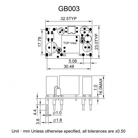 3W 3KVac Isolation Regulated Output AC-DC Converters (Module) - 3W AC ...