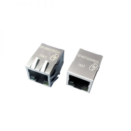 Single Port 10/100 Base-T RJ45 Jack with Magnetics - Single Port 10/100 ...