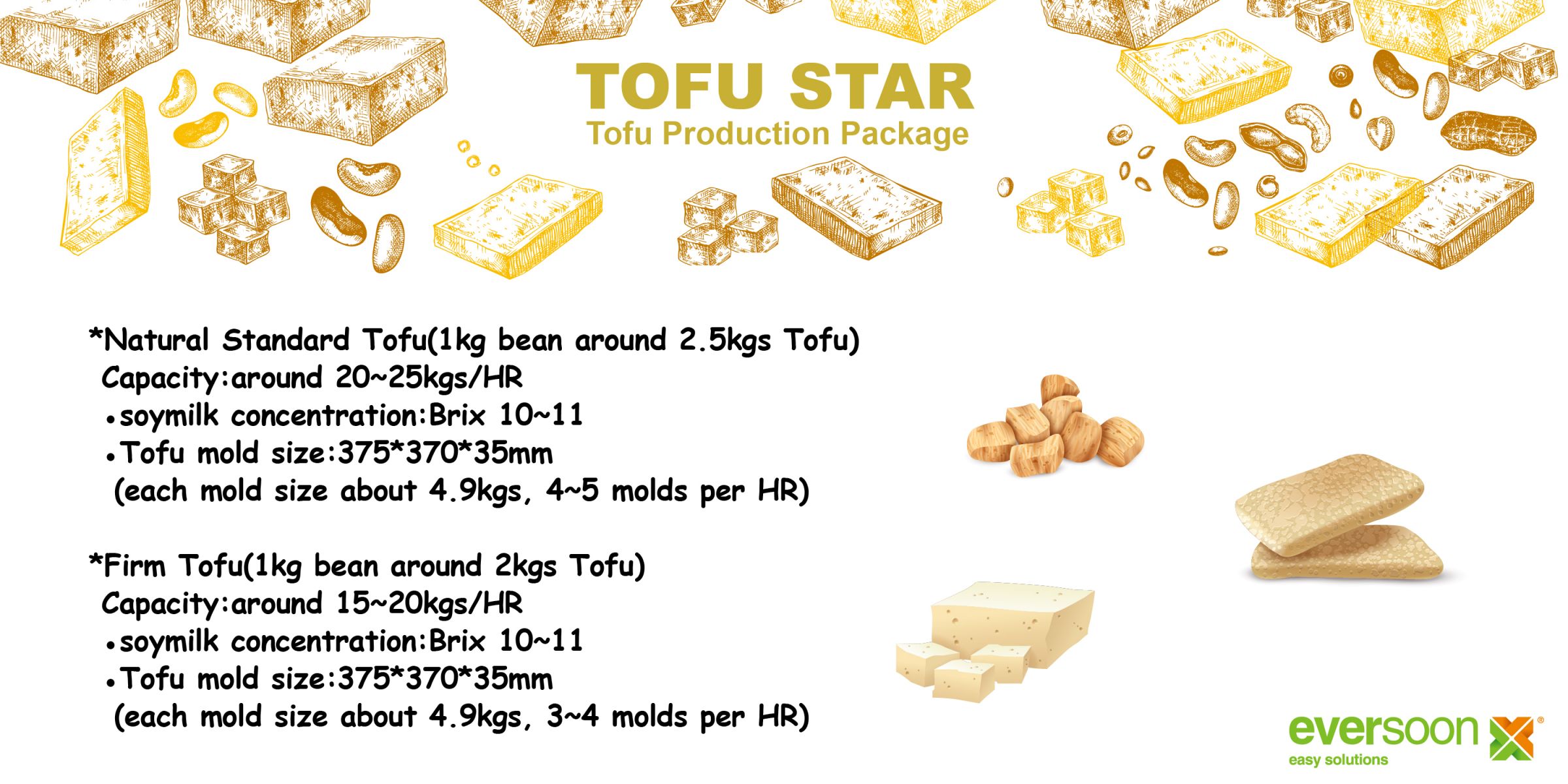 Tofu Star | Semi-Automatic Tofu Production Equipment - Small Semi ...