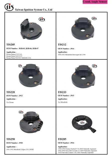Crank Angle Sensor | Made in Taiwan Auto Parts Ignition Coils ...