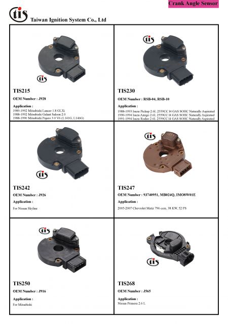 Crank Angle Sensor | Made in Taiwan Auto Parts Ignition Coils ...