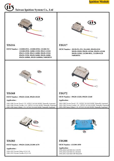 Ignition Module | Made in Taiwan Auto Parts Ignition Coils Manufacturer ...