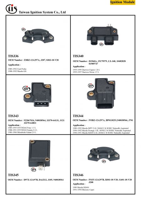 Ignition Module | Made in Taiwan Auto Parts Ignition Coils Manufacturer ...