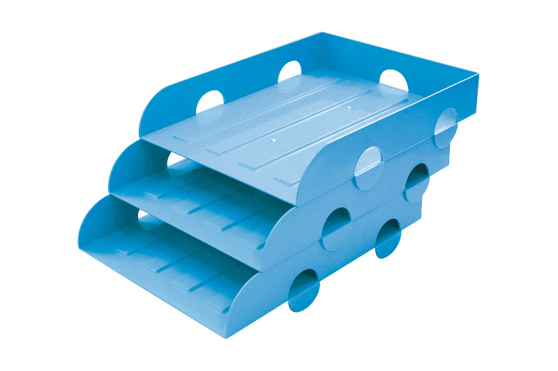 Bac à documents empilable et emboîtable | Solutions de stockage en plastique | SHUTER