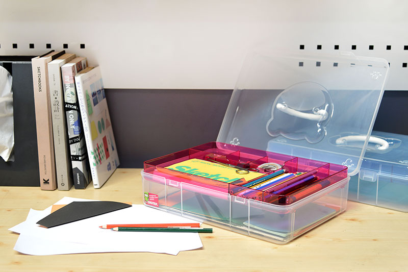 Portable Craft Organizer Box, 6.3 Liter | Plastic Storage Solutions ...