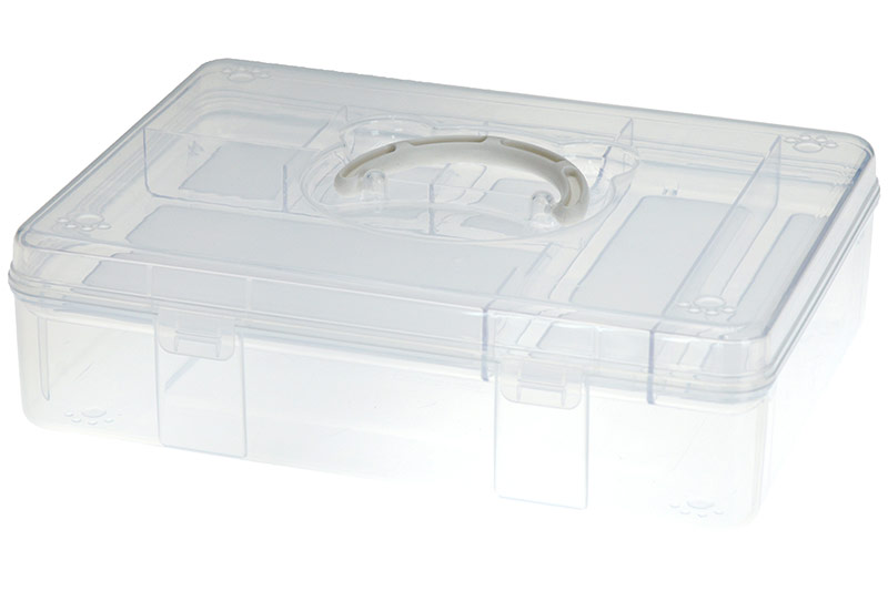 Portable Craft Organizer Box, 6.3 Liter | Plastic Storage Solutions ...