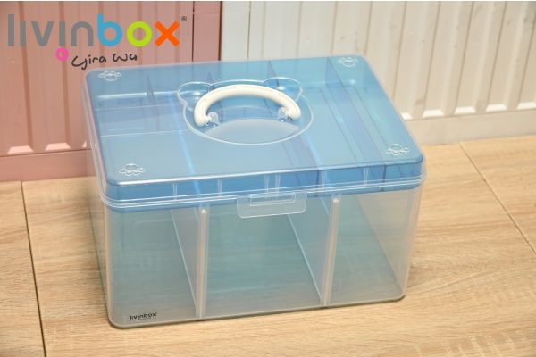 Portable Craft Organizer Box, 12.6 Liter | Plastic Storage Solutions ...