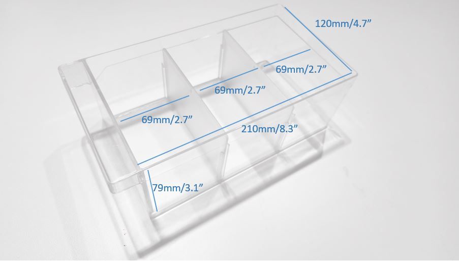 Large plastic desktop organizer with 9 drawers | Plastic Storage ...