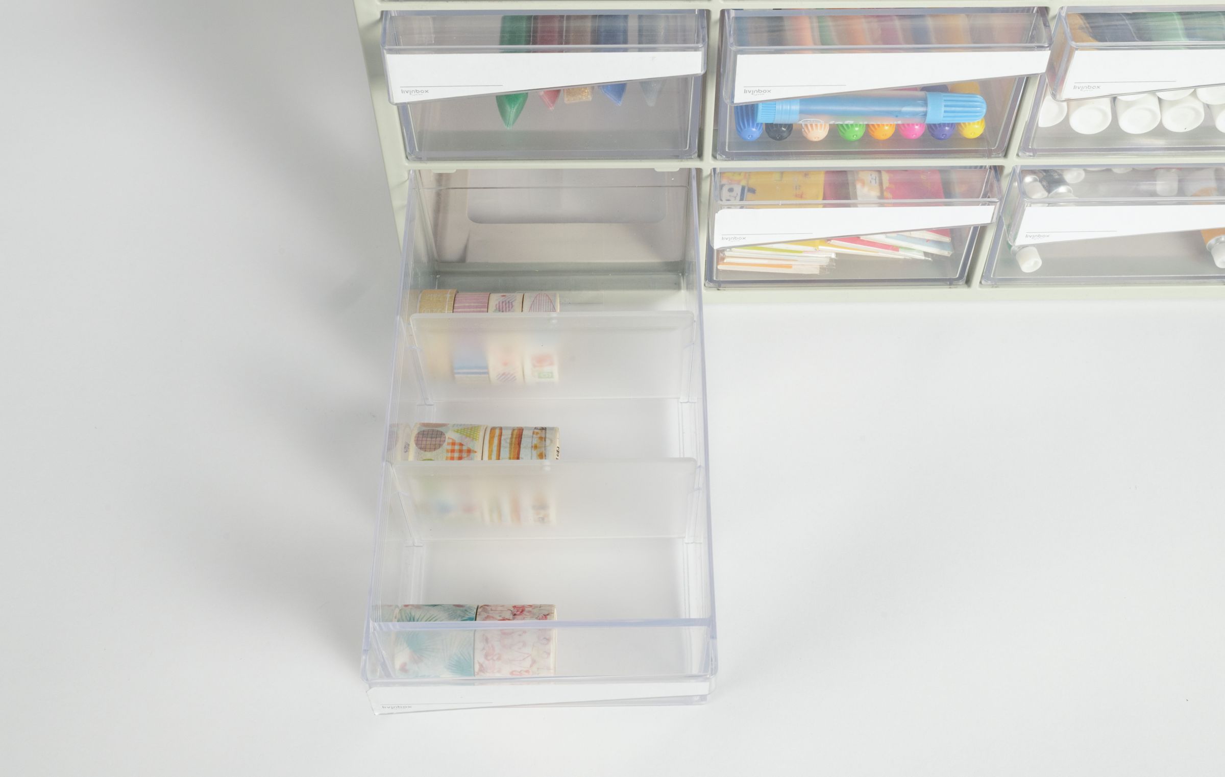 Large plastic desktop organizer with 9 drawers | Plastic Storage ...