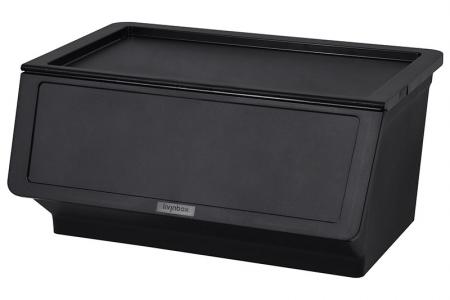 Wide Pelican Stack & Nest Storage Bin - 46 Liter Volume | Plastic ...