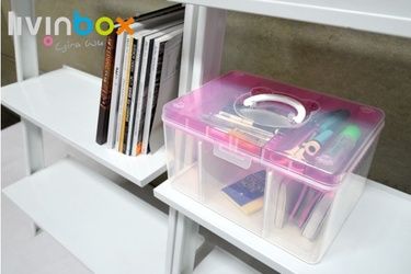 Portable Craft Organizer Box, 12.6 Liter | Plastic Storage Solutions ...