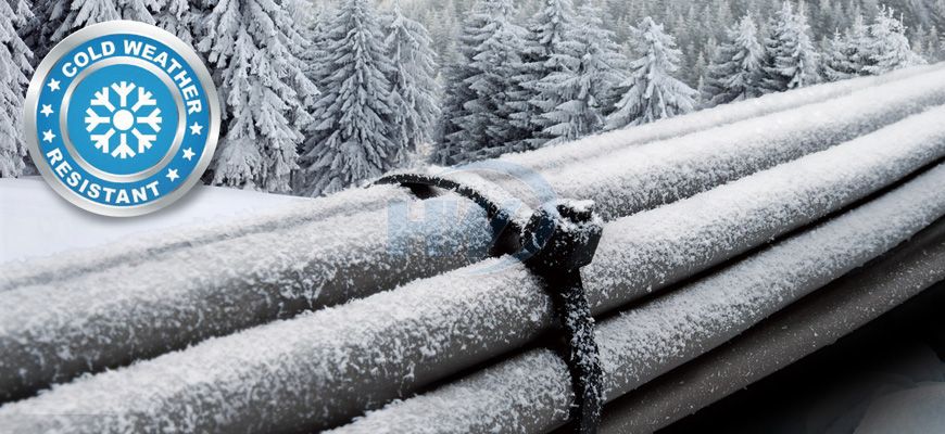 300x4.8mm (11.8x0.19 inch), Cable Ties, PA66, Cold Weather Resistant ...