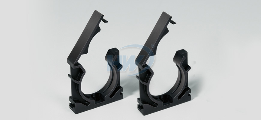 Conduit Mounting Brackets, Capped Type,Polyamide, Nominal Dimension 1/4 ...