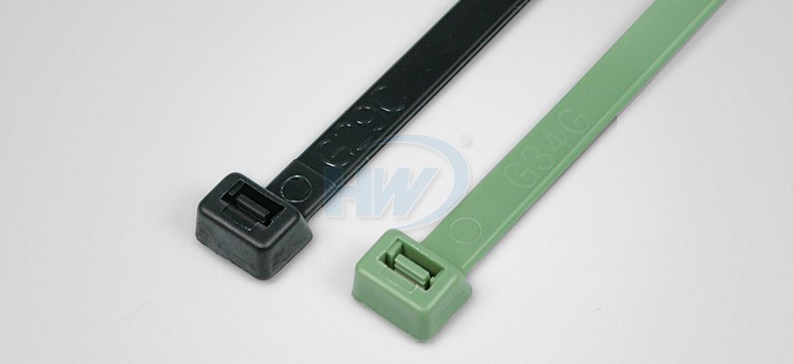 370x7.6mm (14.6x0.30 inch), Cable Ties, PP, Chemical Resistant - 60lbf (27.2kgf) tensile ...