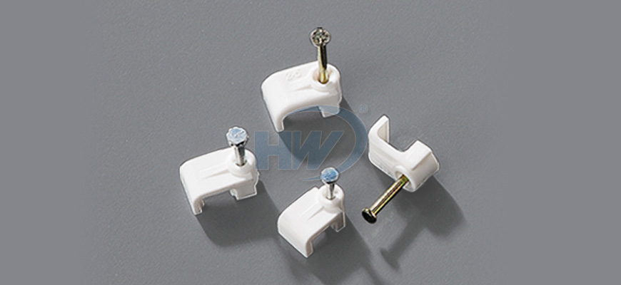 Cable Clips, Flat Type,Single Nail,5mm, nail ø2.0x24 mm - Cable Staples ...