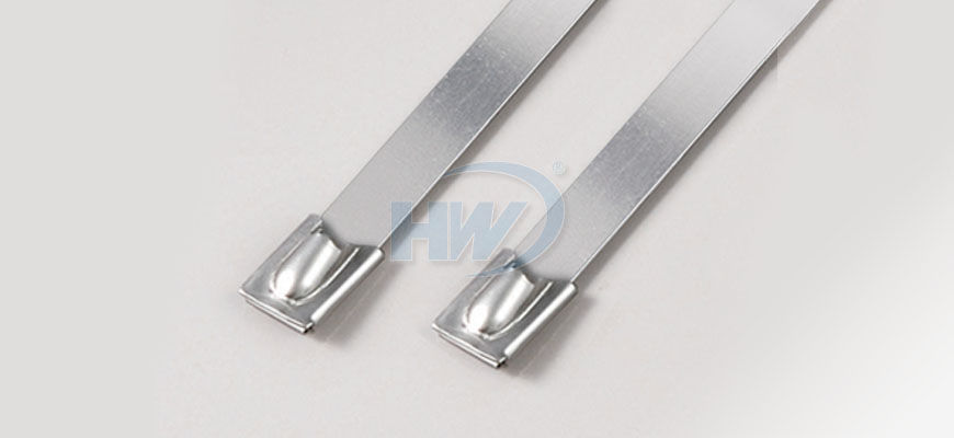 Stainless Steel Ties,Ball Lock Type,SS304 / SS316, 130mm,100lbf - Cable ...