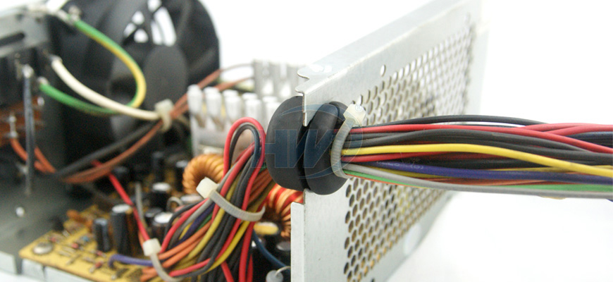 Strain Relief Bushings,Round Type,Polyamide, Accommodated SJT 18/3 Wire ...