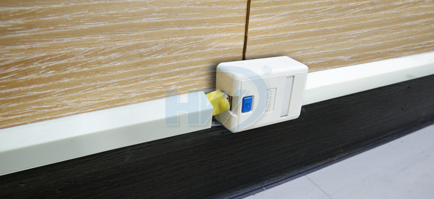 Telephone Wiring Ducts,PVC,26.2x14.7mm Manufacturer - HUA WEI