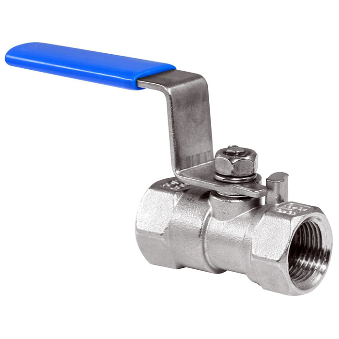 1-PC Female Ball Valve - Stainless-steel female ball valve is one-piece ...