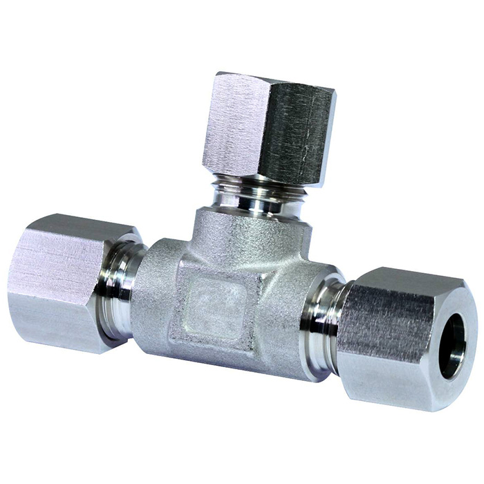 Stainless Steel Compression Fittings Union Tee - Stainless steel one ring compression fittings ...