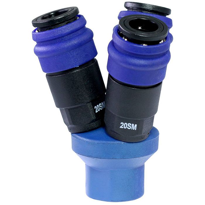 Quick Couplings Manifold Circular with Couplings 3 Outlets (Nylon66 ...