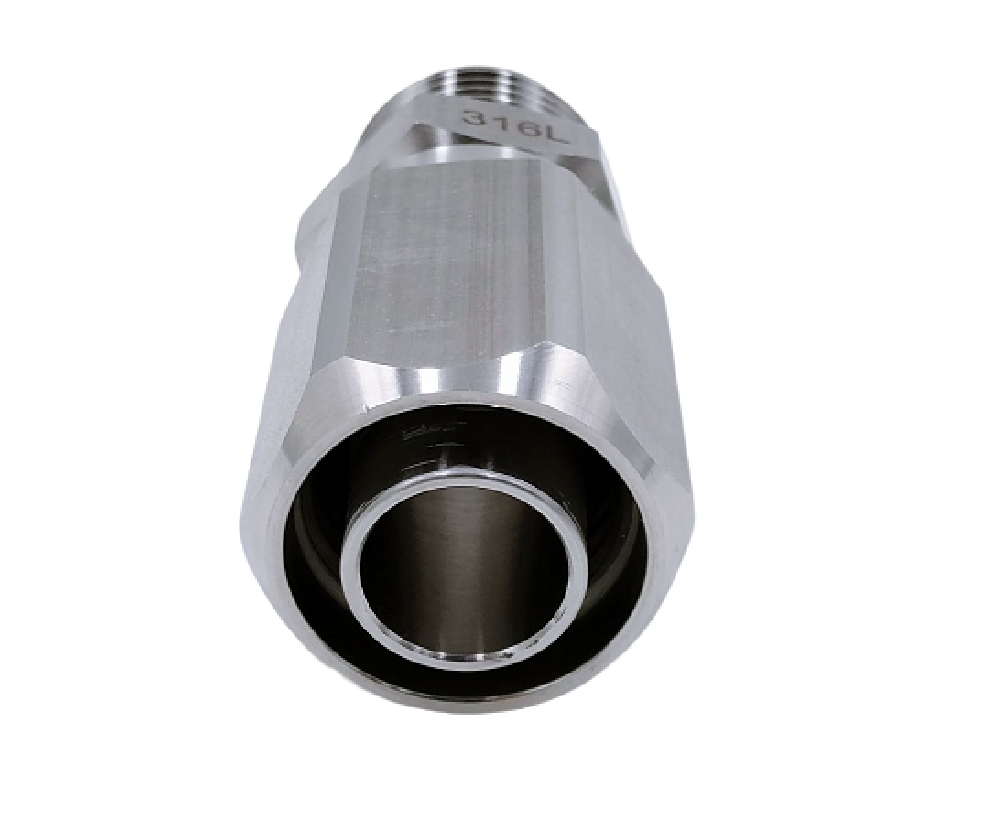 Reusable Fittings Male JIC 37° - Reusable Hydraulic Hose Fitting ...