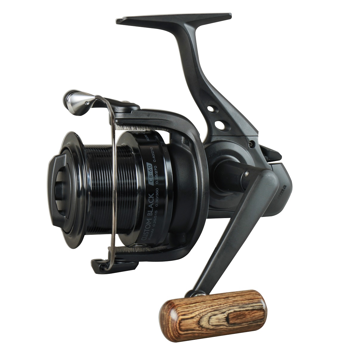 Custom Black Spinning Reel | OKUMA Fishing Rods and Reels - OKUMA ...