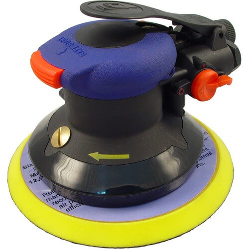6" Air Random Orbital Sander (ไม่ดูดฝุ่น, 12000rpm)- -6" เครื่องขัดลม ...