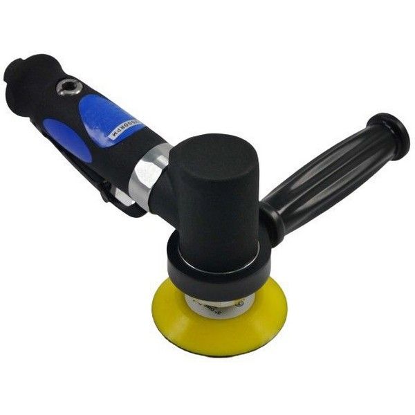 3" 100 degree Mini. Air Angle Polisher (3500rpm, No Gear, Rear Exhaust ...