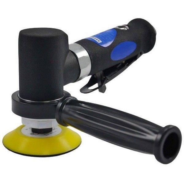 3" 100 degree Mini. Air Angle Polisher (3500rpm, No Gear, Rear Exhaust ...