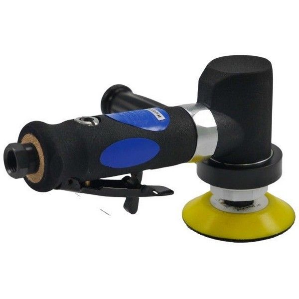 3" 100 degree Mini. Air Angle Polisher (3500rpm, No Gear, Rear Exhaust ...