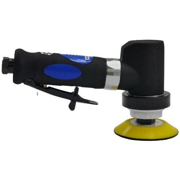 3" 100 degree Mini. Air Angle Polisher (3500rpm, No Gear, Rear Exhaust ...