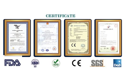Certificat - 40 ans de fabrication de broyeurs et de séparateurs de pilules | E-LINK PLASTIC & METAL