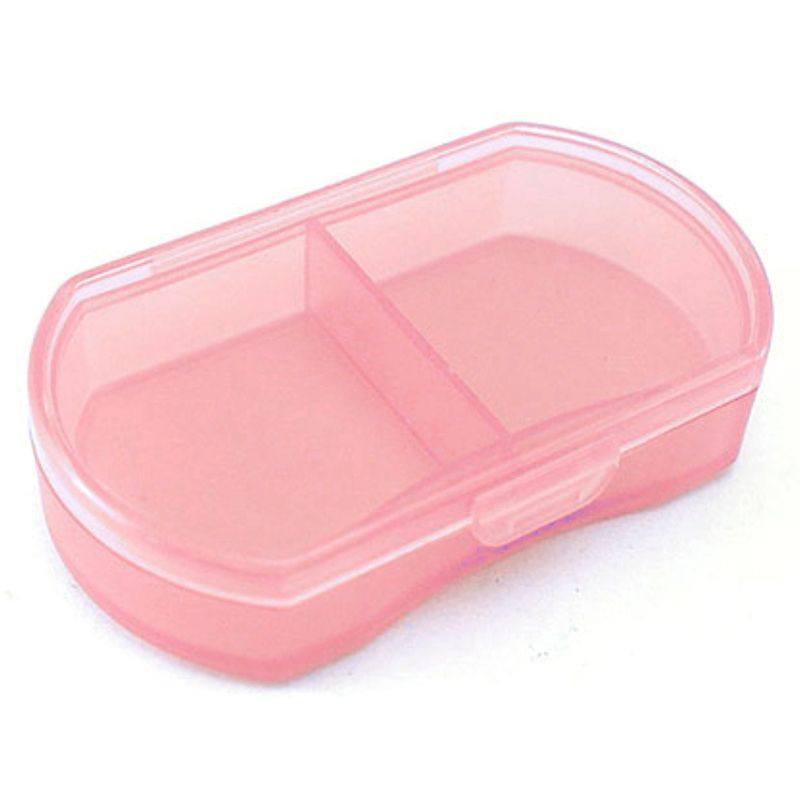 Daily 2 Grids Small Plastic Pill Capsule Box Case | Digital Pill ...