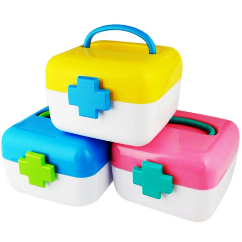 Empty Square Supplement Medicine First Aid Kit | Digital Pill ...