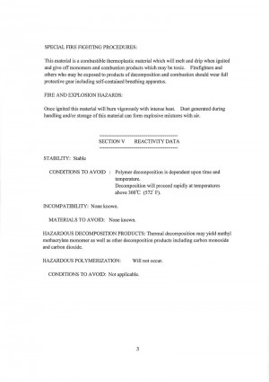 MSDS-PMMA MATERIAL(VH001) | Over 41 Years Production Experience of PE ...