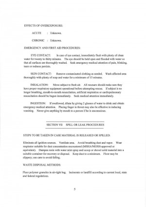 MSDS-PMMA MATERIAL(VH001) | Over 41 Years Production Experience of PE ...