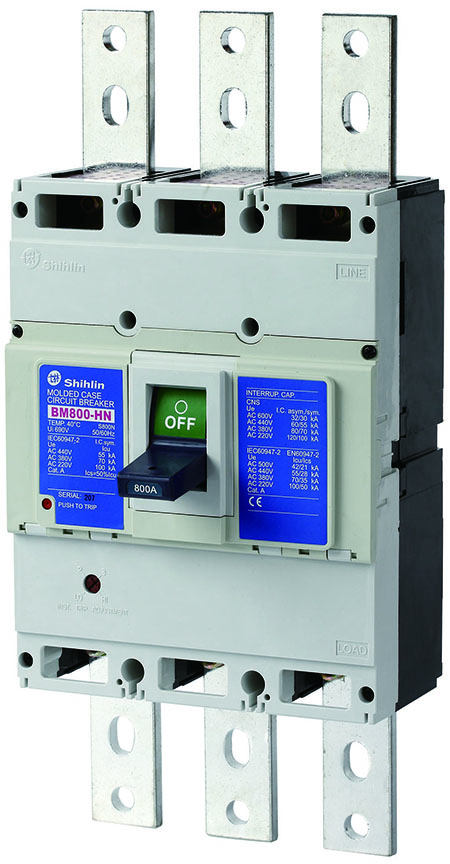Molded Case Circuit Breaker - Shihlin Electric Molded Case Circuit Breaker BM800-HN | Made in ...